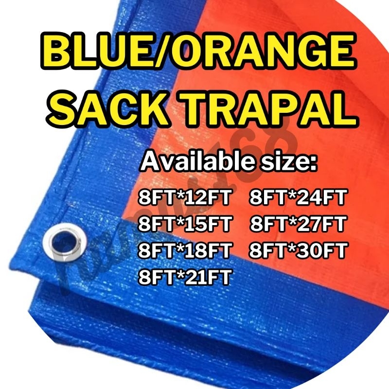 Blue Orange Sack Trapal Waterproof | Blue Orange Sack | Waterproof Sack ...