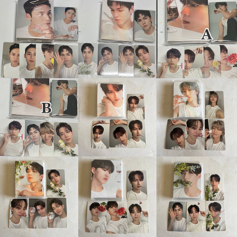 Onhand Seventeen 17 is Right Here dear version binder photocards Joshua Wonwoo Hoshi Jun Mingyu ...