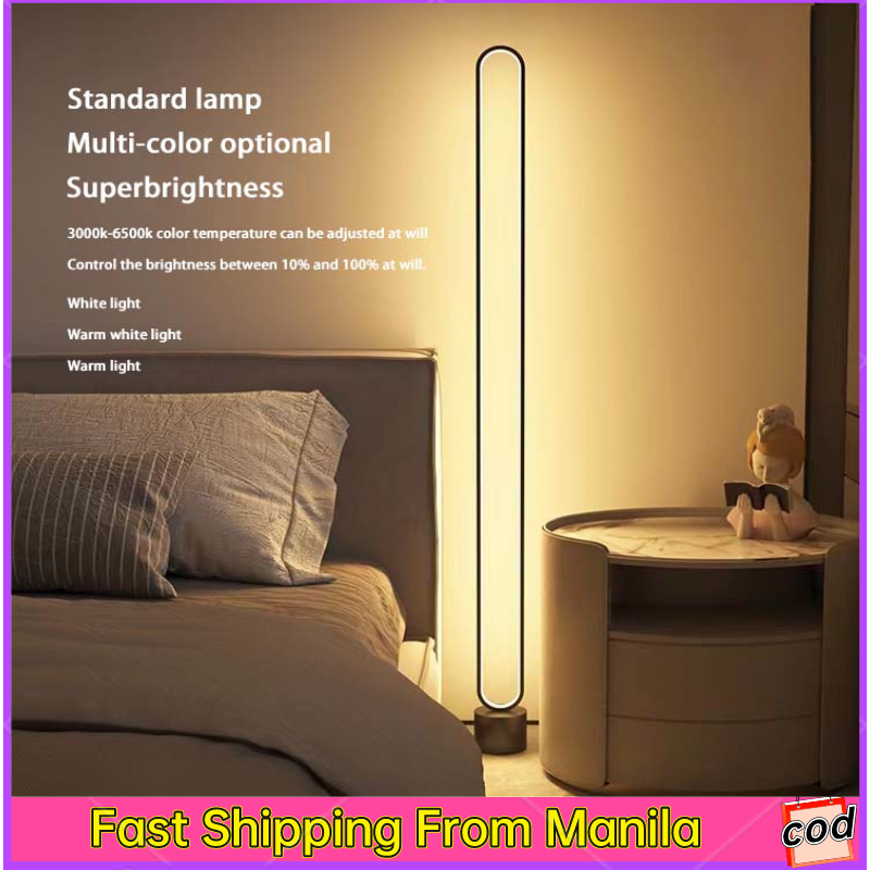 LED Bedroom Lamp Living Room Floor Lamp Light Adjusted Corner Lamp ...