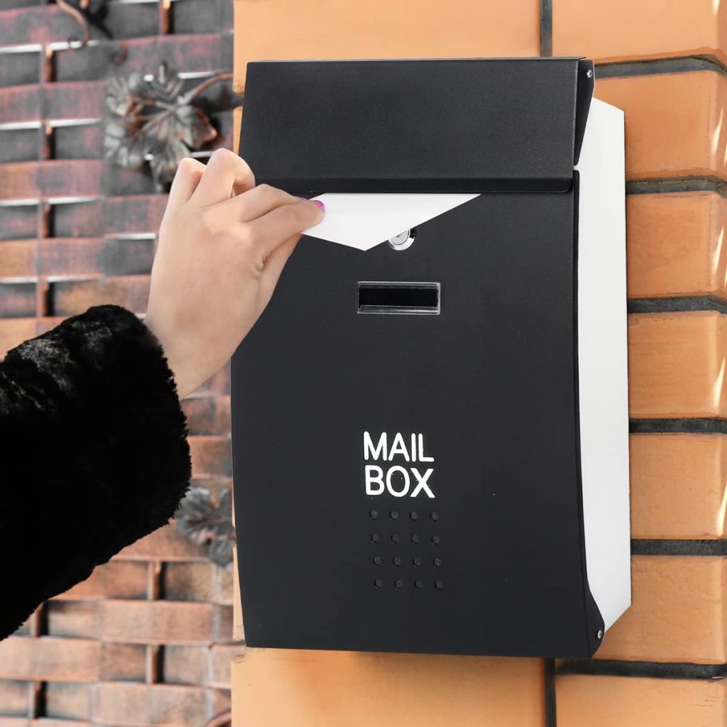 Manzan High Quality Stainless Letter Mailbox Post Box with Waterproof ...