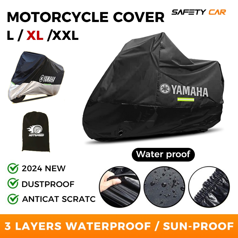 HOTSPEED Motorcycle Cover Waterproof For Honda Click 125 i /Yamaha ...