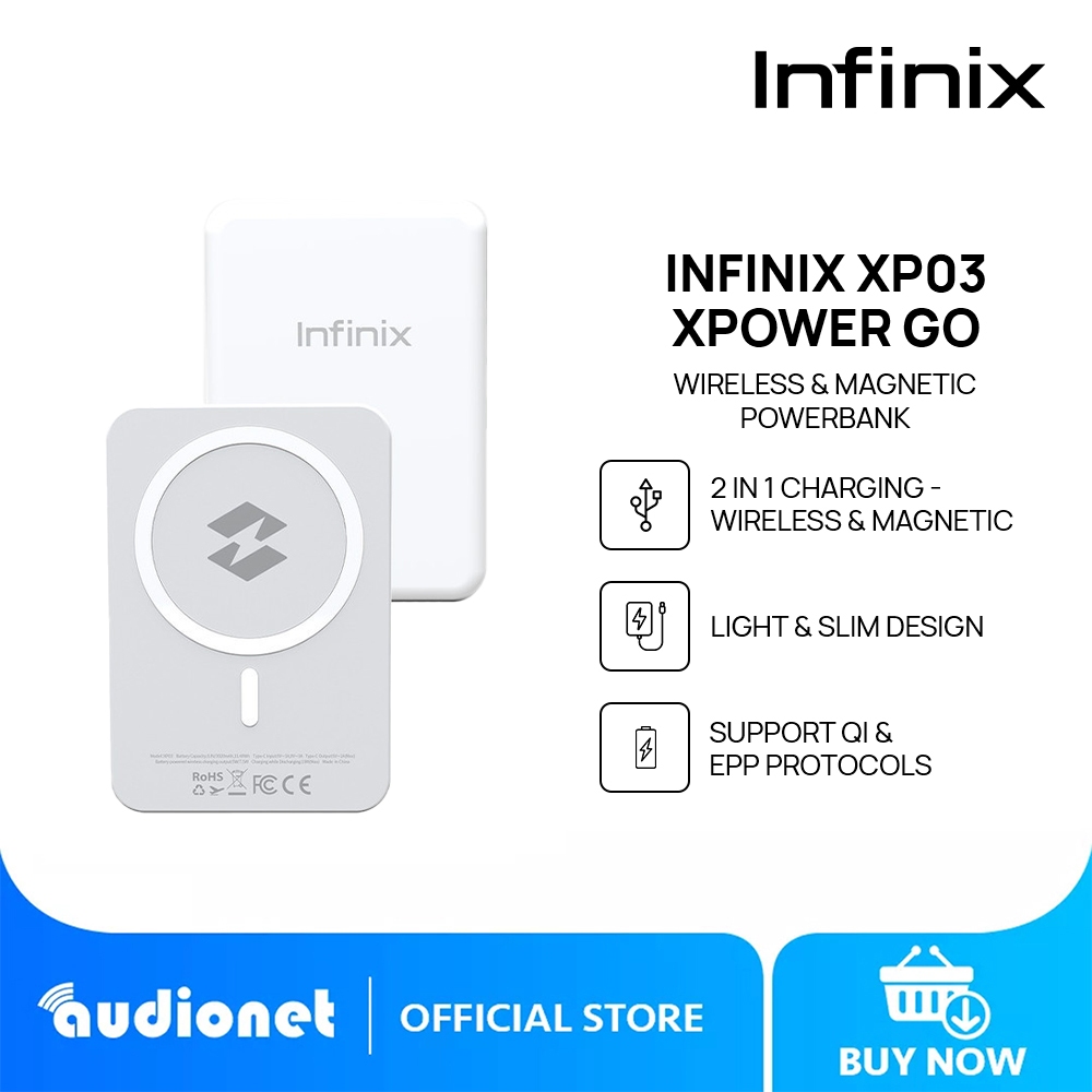Infinix XP03 XPower GO | Light & Slim Design | 2-in-1 Charging ...