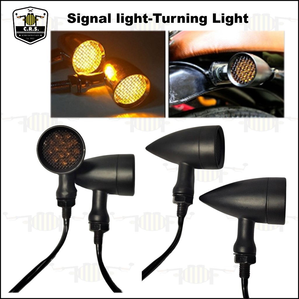 Signal Light LED cafe racer and scrambler retro classic look-sold per ...