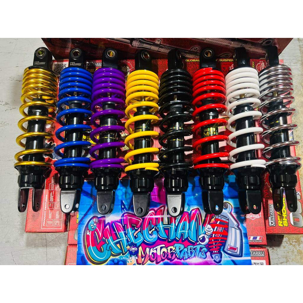 MUTARRU REAR SHOCK BLACK SERIES MIO BEAT CLICK SKYDRIVE | Shopee ...
