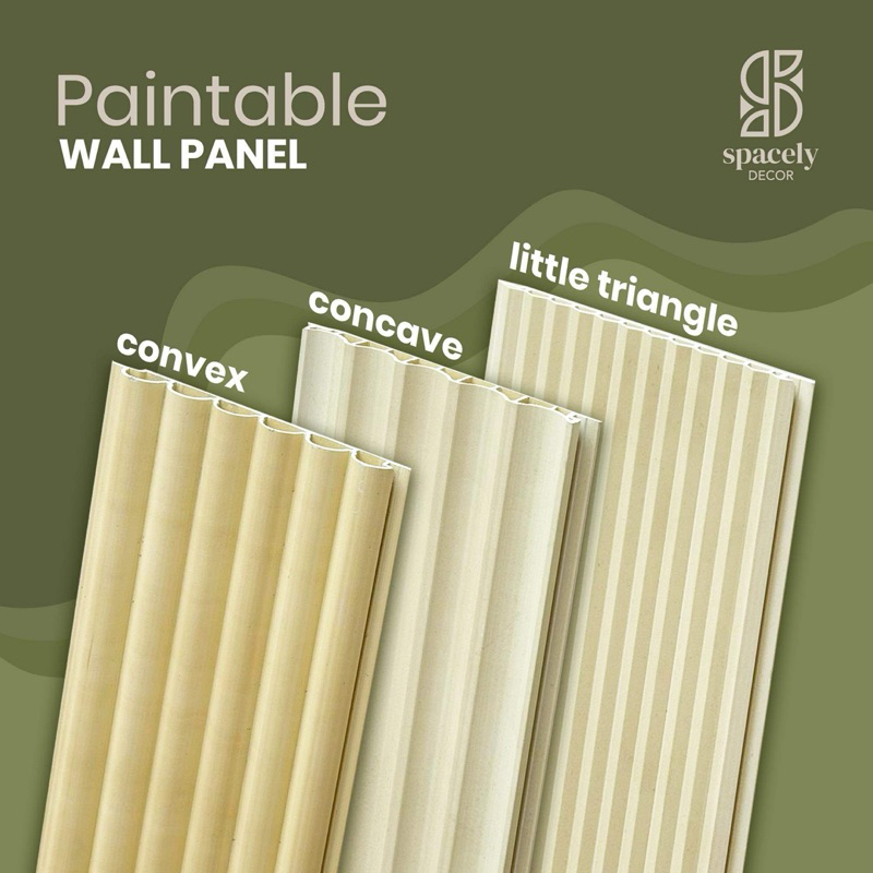 Fluted Wall Panels PVC Paintable 1meter | Shopee Philippines