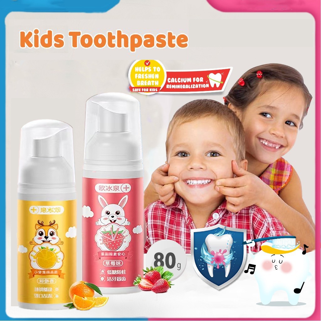 BG Baby Toothpaste for Baby Whitening Mothproof Mousse Toothpaste ...