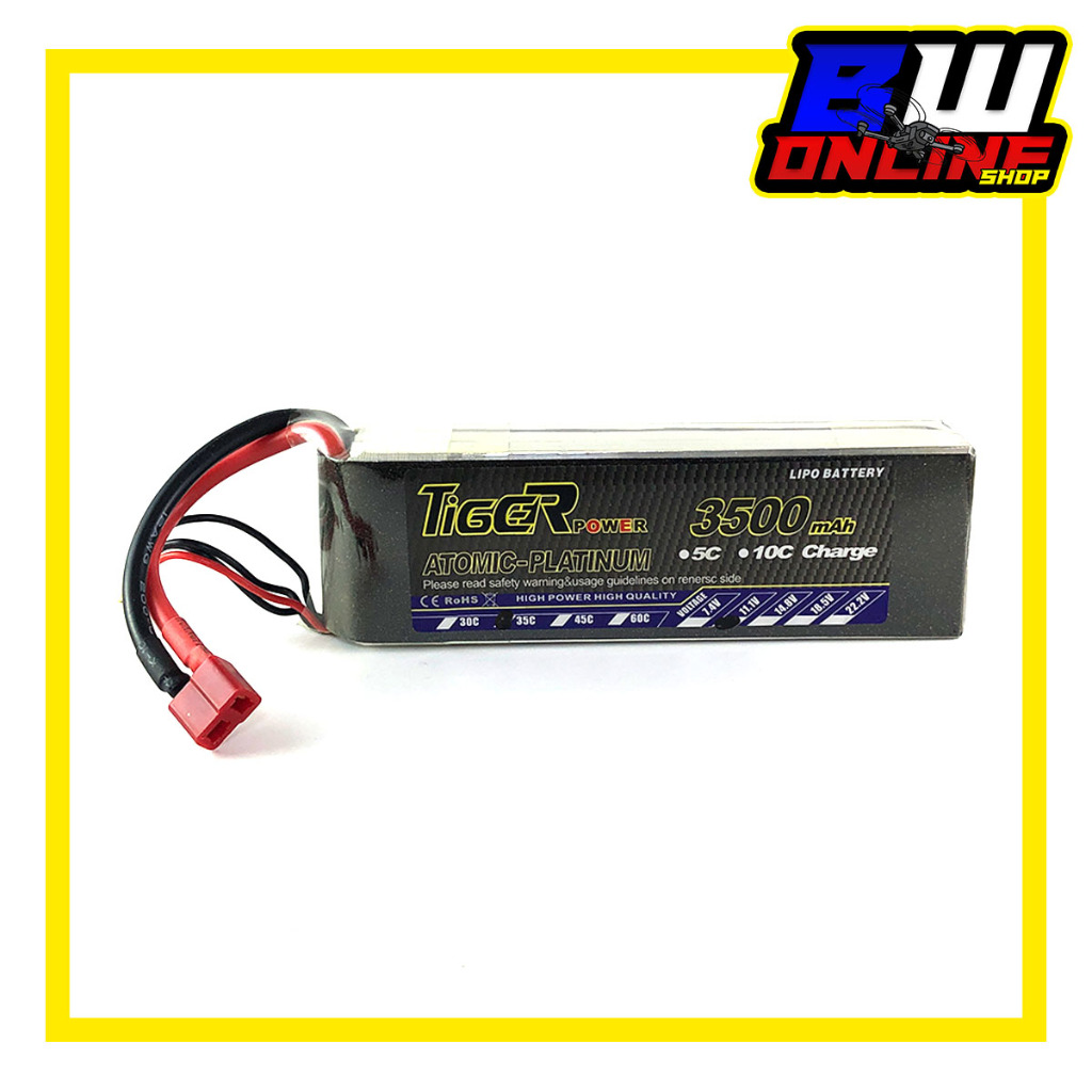 Tiger Li-Po 11.1V 3S 3500mAh 35C | Shopee Philippines