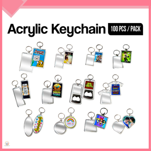 QUAFF Acrylic Keychain Photo Insert Keychain for Souvenir Keychain ...