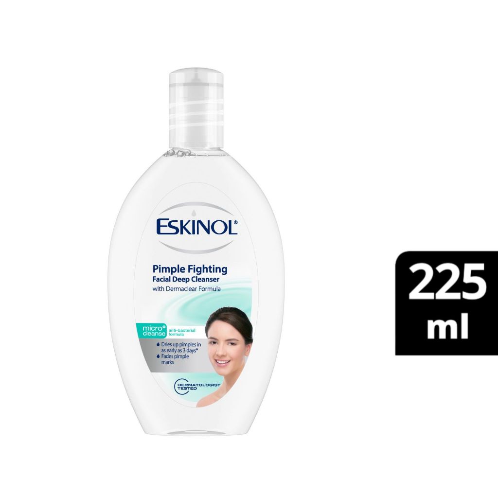 Eskinol Facial Deep Cleanser Pimple Fighting with Dermaclear Formula ...