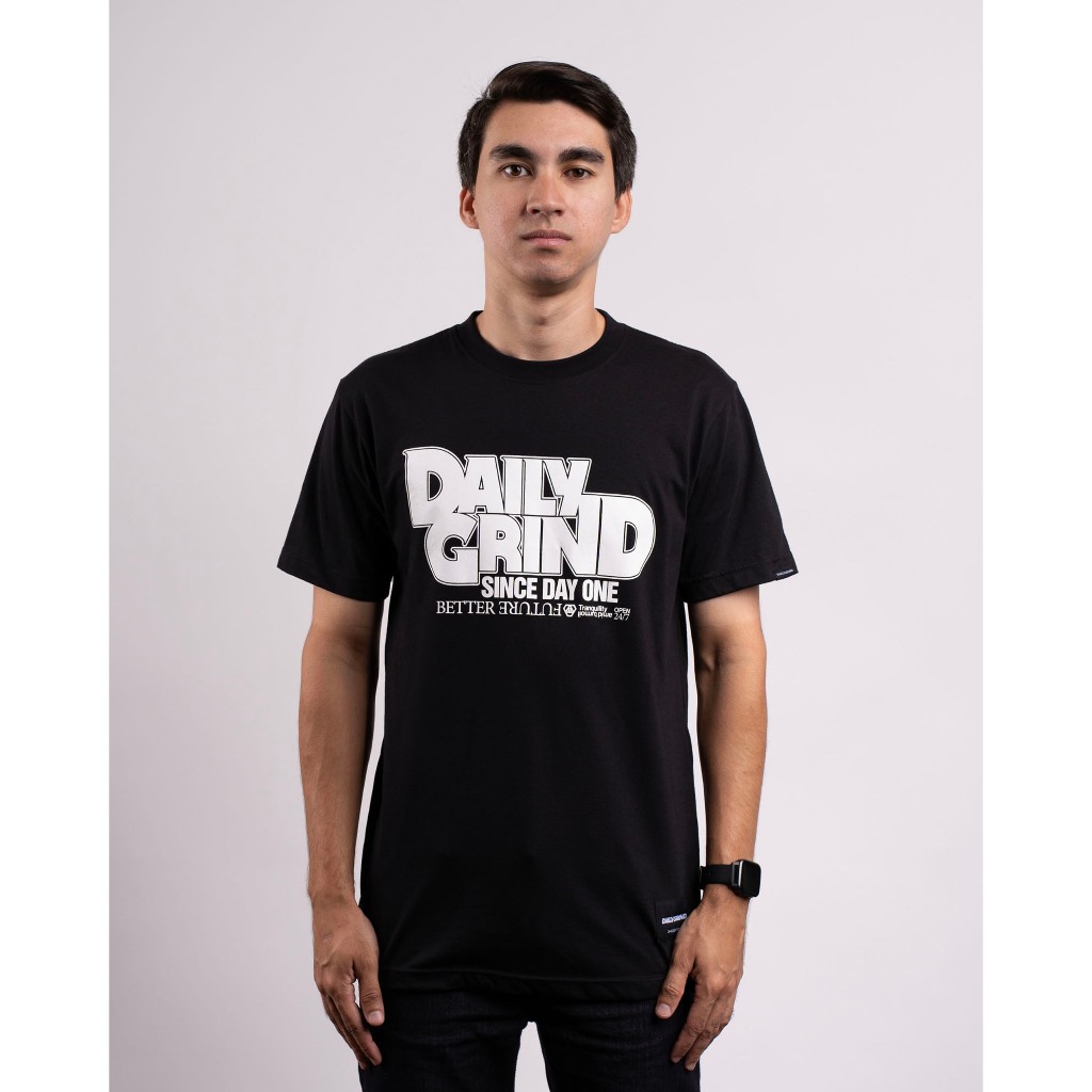 DAILY GRIND TRANQUILITY TSHIRT BLACK | Shopee Philippines