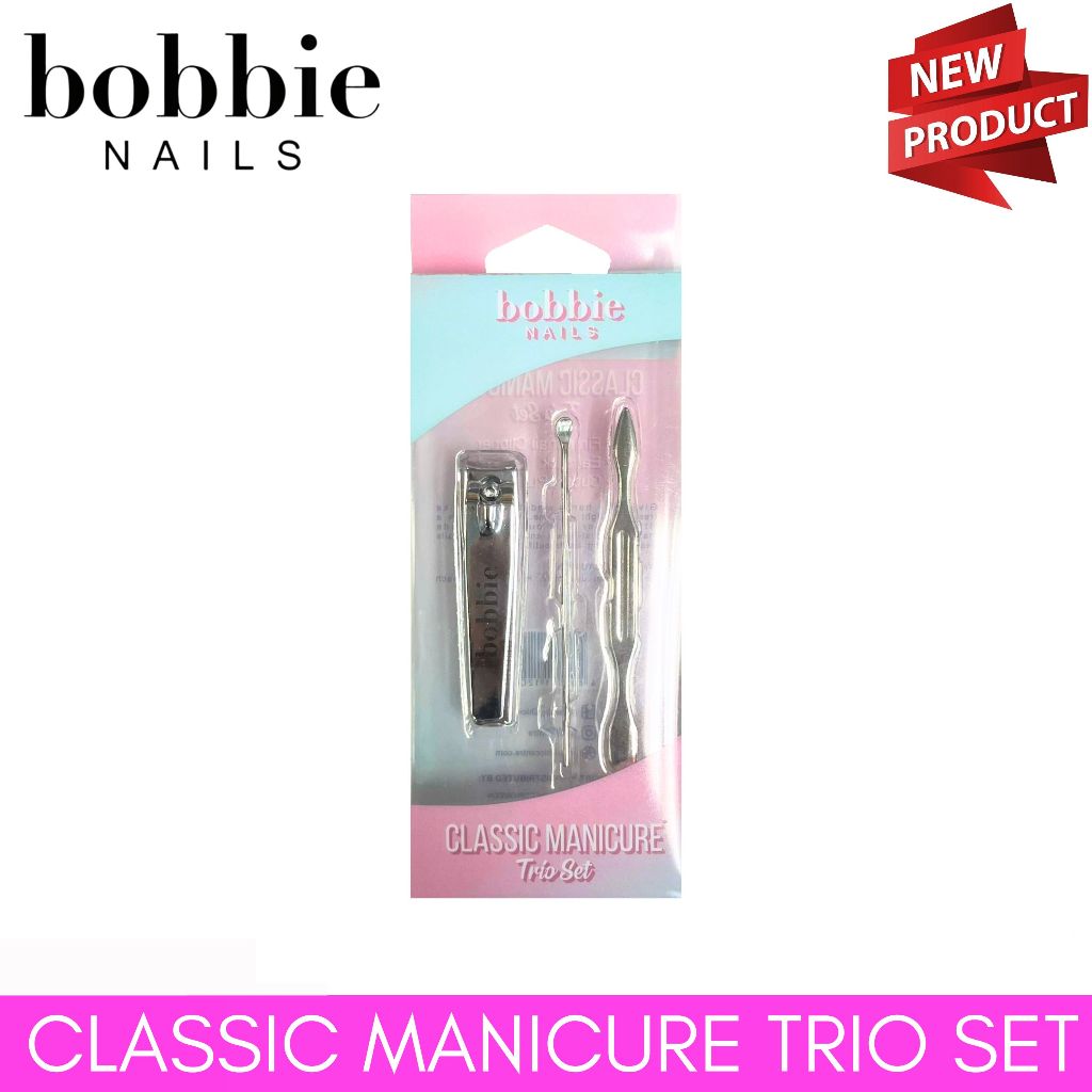 Bobbie Nails Classic Manicure Trio Set | Shopee Philippines