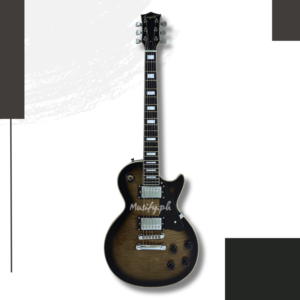Knight Brand Les Paul 4 Humbucker Electric Guitar With Free Setup ...