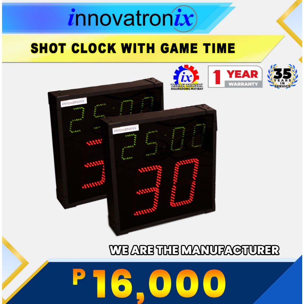 Innovatronix/Tronix Electronic Basketball Score Board Shotclock with ...
