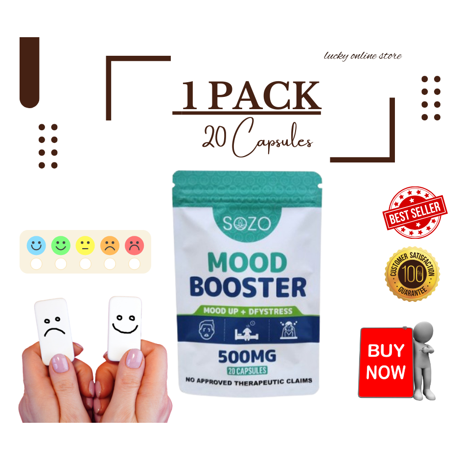 SOZO MOOD BOOSTER / ORIGINAL / AUTHENTIC / MOOD UP + DFYSTRESS ( 20 ...