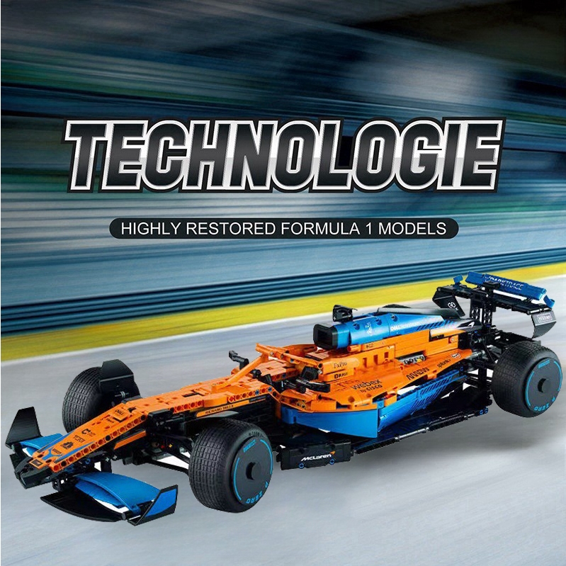 McLaren F1 Formula Race Car MOC Technic Assembling Car Model Toy ...
