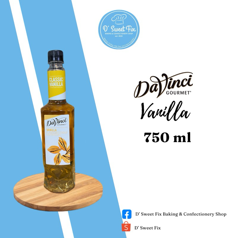 DaVinci Gourmet Vanilla Syrup 750ml | Shopee Philippines