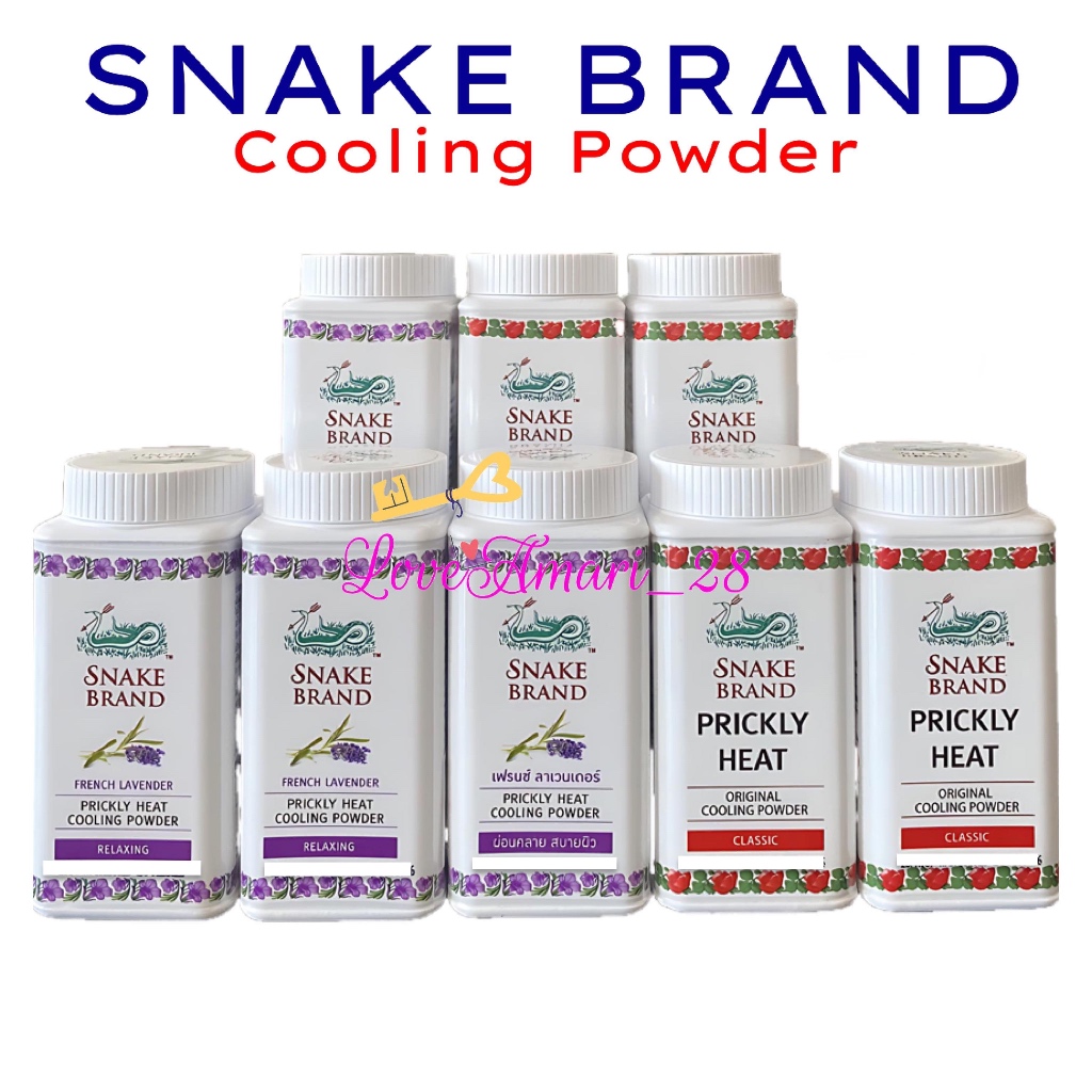 🇸🇬 SNAKE BRAND POWDER Prickly Heat Original Cooling - from Thailand ...