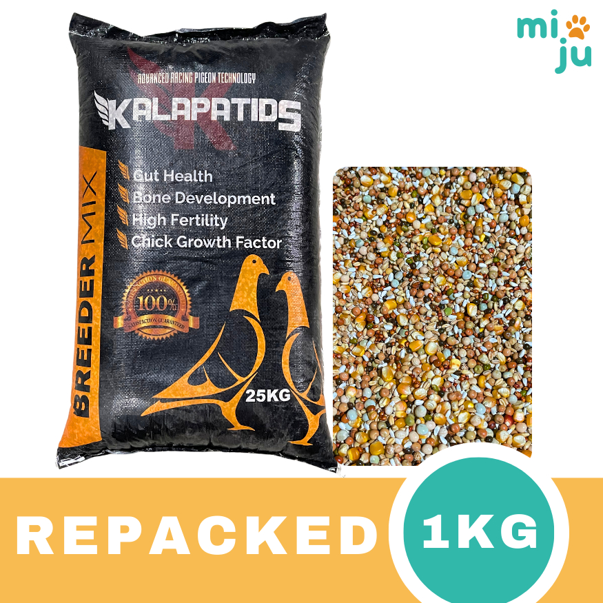 Kalapatids Breeder Mix 1kg Repacked - For Pigeons | Shopee Philippines
