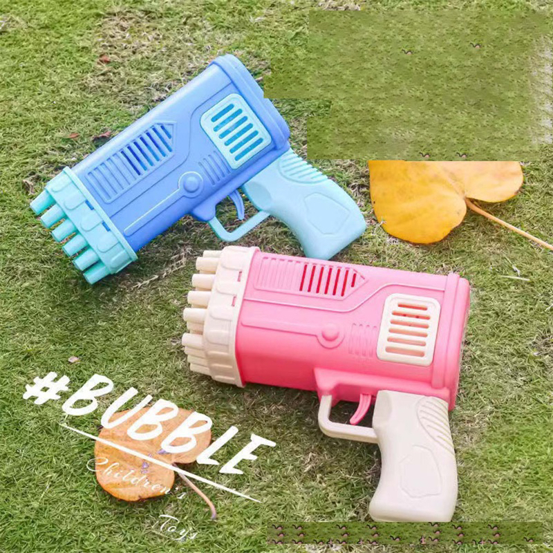 32-Hole Bubble Gun Charging Electric Rocket Launcher Wedding Bubble ...