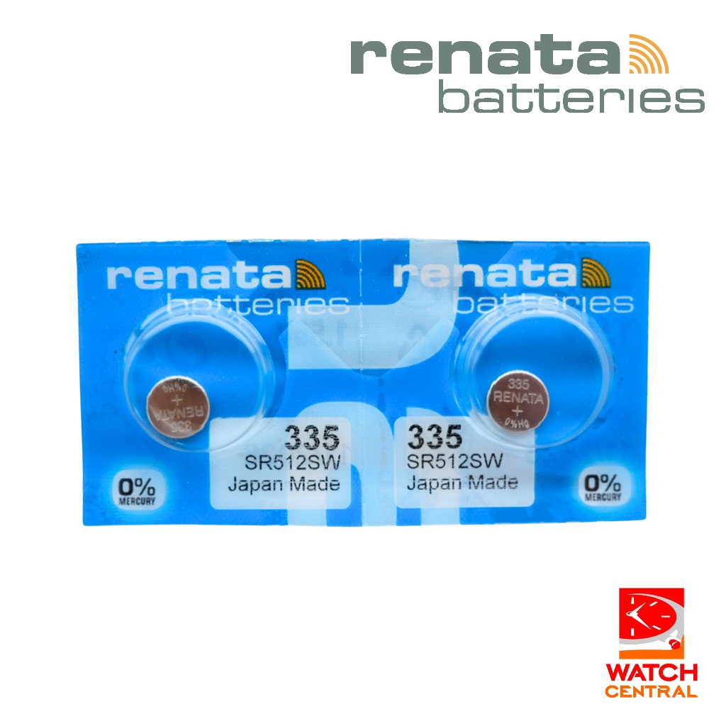 Renata 335 SR512SW Watch Battery Pack of 2 pieces | Shopee Philippines