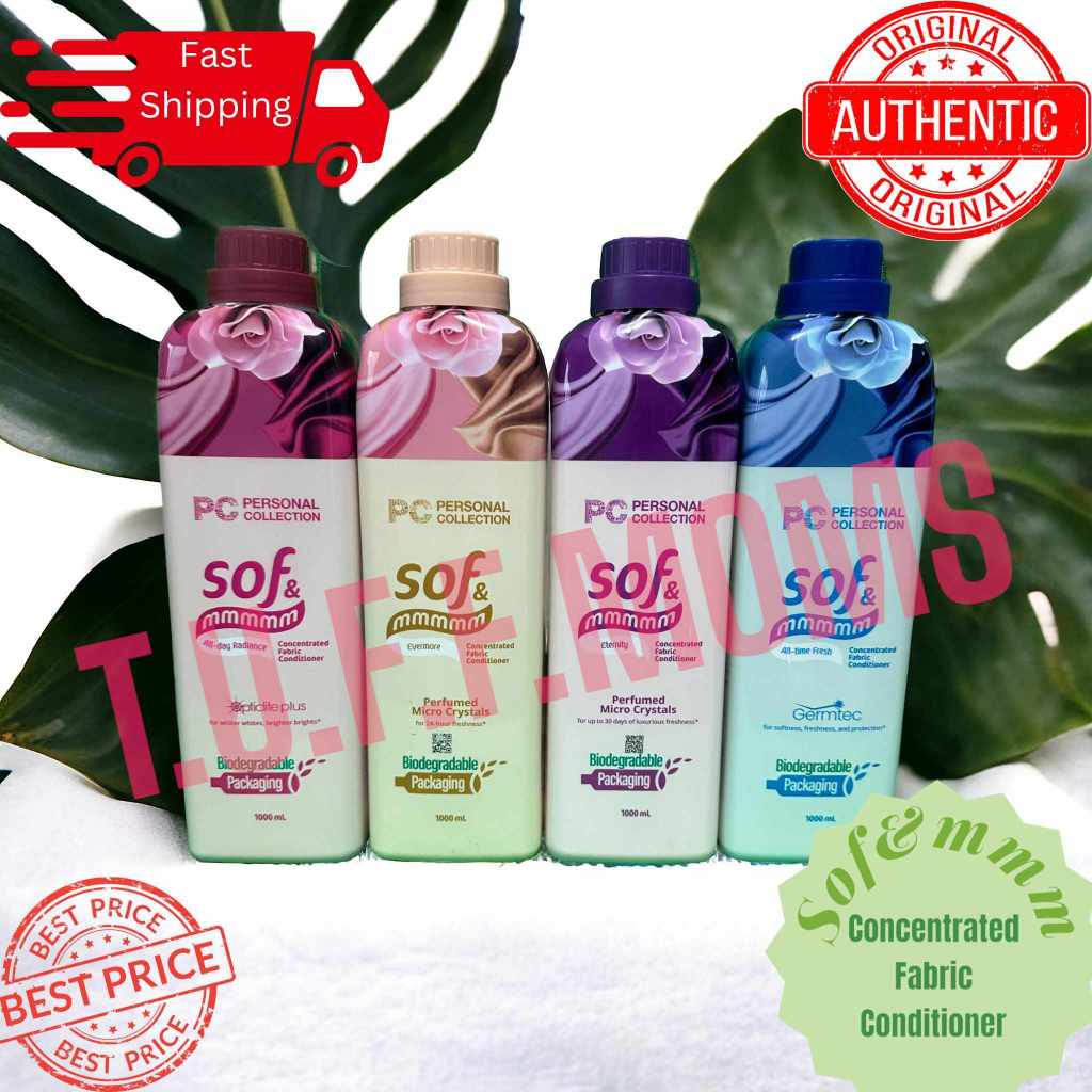 SOF&MMM CONCENTATED FABRIC CONDITIONERS 1000ML | Shopee Philippines