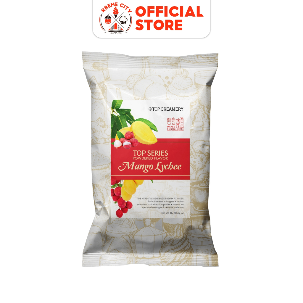 TOP Creamery Top Series Mango Lychee Powdered Flavor Beverage Premix ...