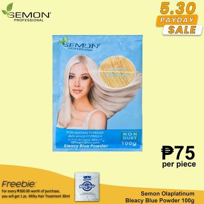 Goldmon Bleaching Powder Blue 50g | Shopee Philippines