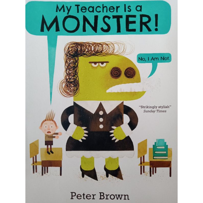 My Teacher Is A Monster by Peter Brown 53S A | Shopee Philippines