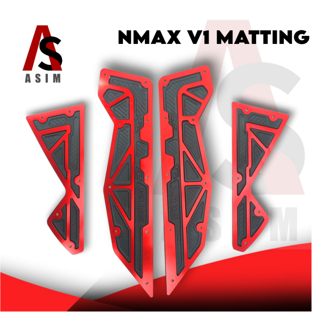 ASIM MOTORCYCLE NMAX V1 FOOTBOARD RUBBER MATTING | Shopee Philippines