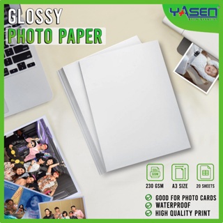 High Glossy Photo paper 230 GSM A3-PC | Shopee Philippines