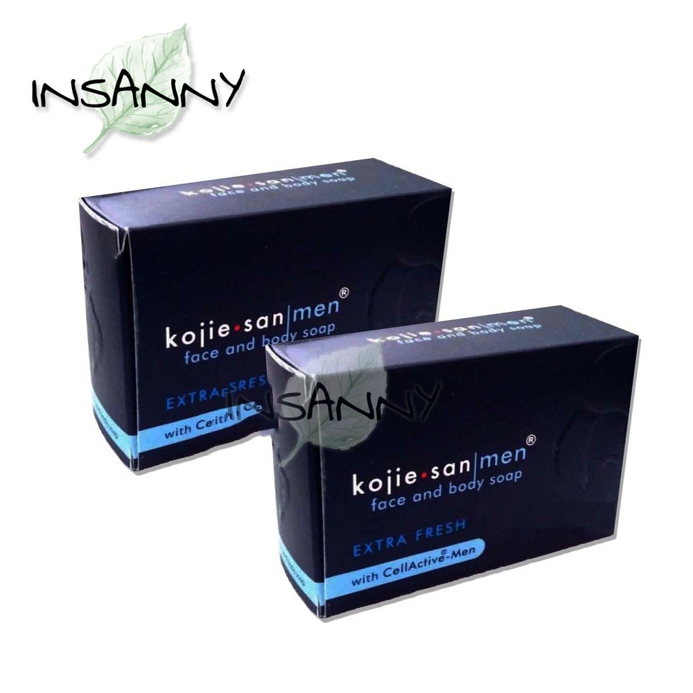 ( BUY 1 TAKE 1 ) Kojie San | Men Face and Body Soap EXTRA FRESH 135G ...