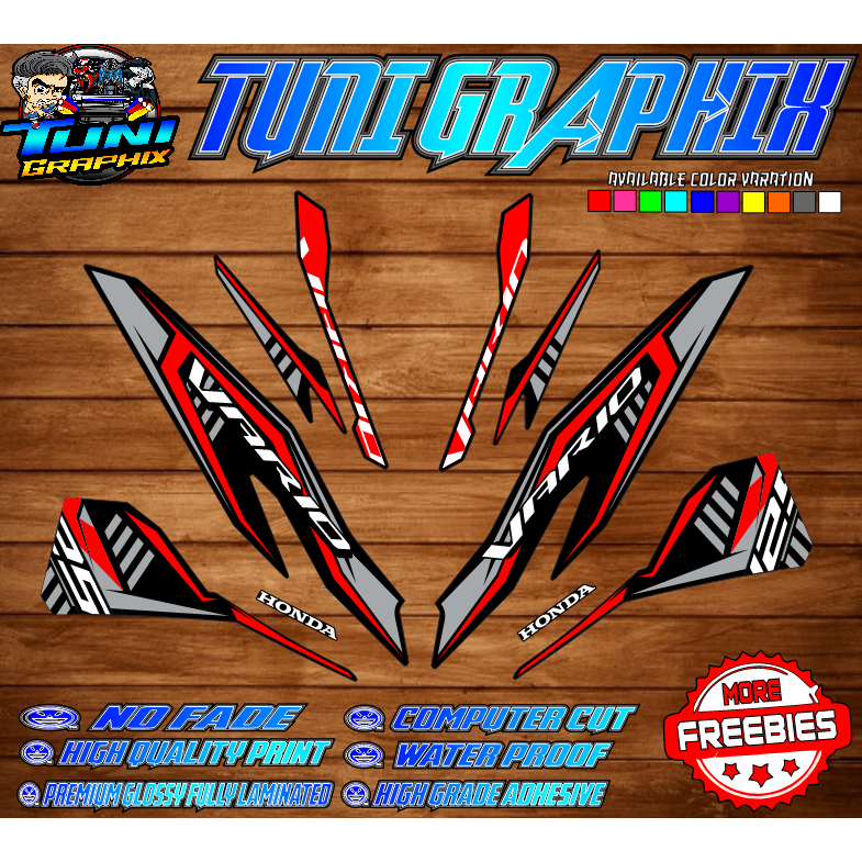 HONDA CLICK 125i NEW VARIO STRIPPING V3 DESIGN DECALS | Shopee Philippines