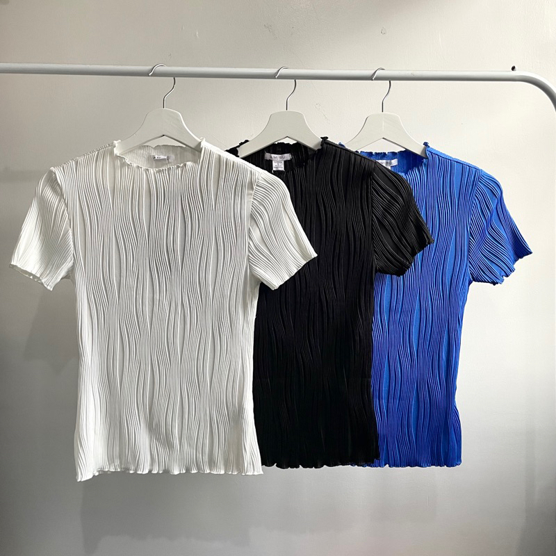 Amisu Lettuce Hem Shirt (Authentic Over/runs) | Shopee Philippines