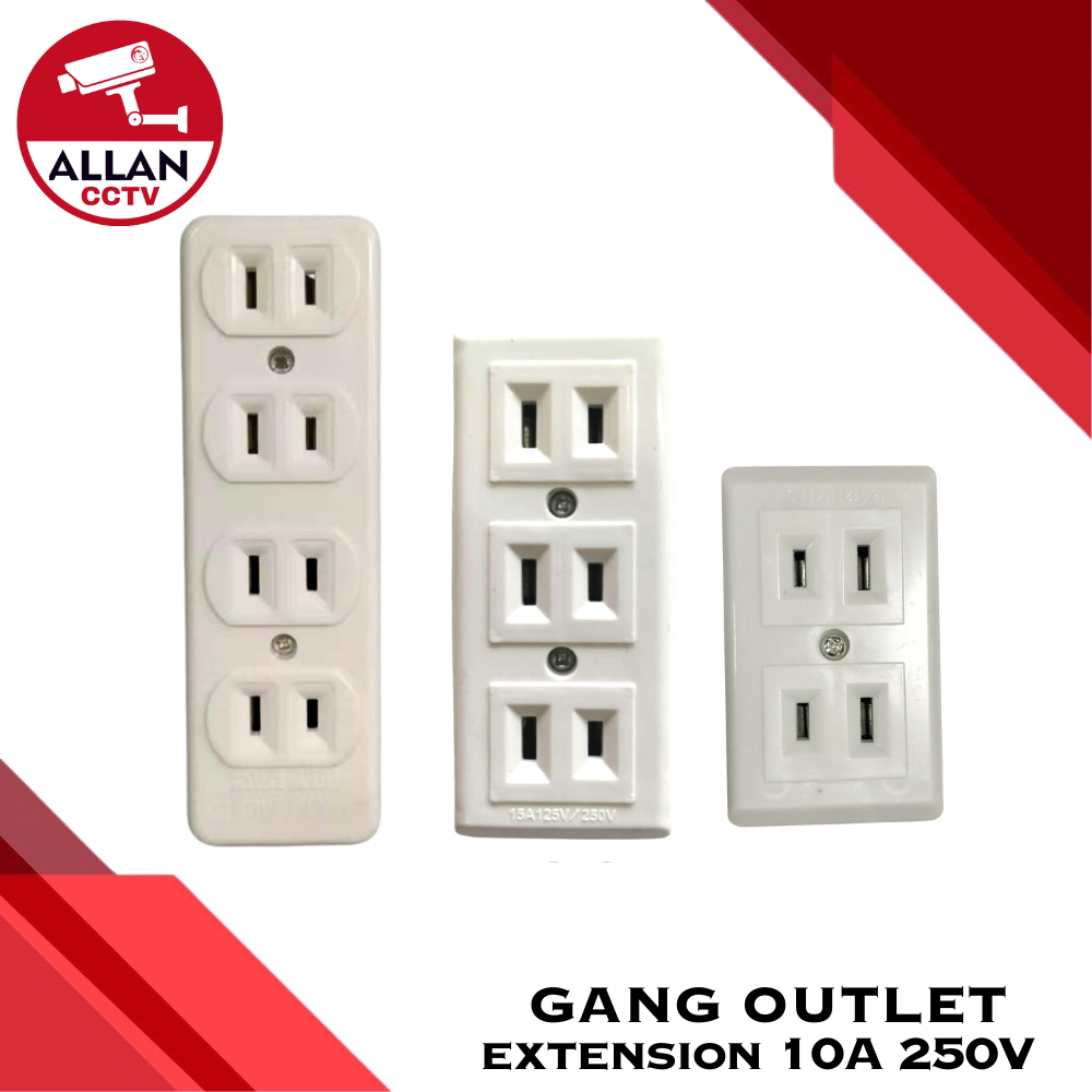 Allan CCTV Outlet for Extension | Surface Type Double Triple Quadruple ...