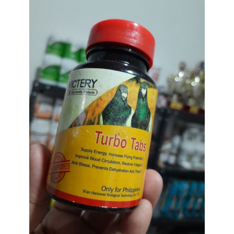 Turbo Tabs for racing pigeon (120 tabs/btl) | Shopee Philippines