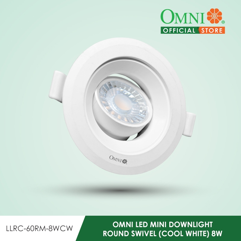 OMNI LED Mini Downlight Round Swivel - LLRC-60RM | Shopee Philippines