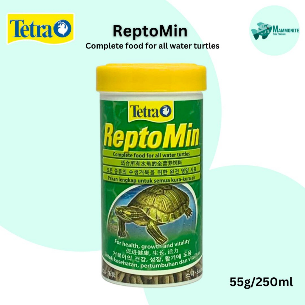 Tetra Reptomin Food for all water turtles 55 Grams Turte Stick Food ...