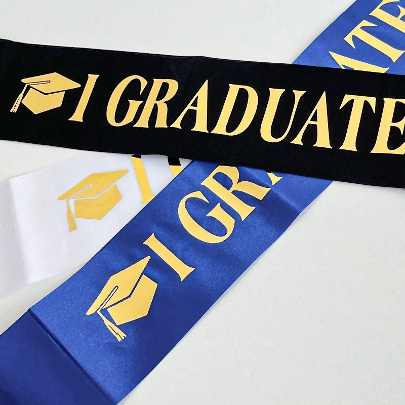 I Graduated Sash For Graduation Shoulder Strap Ribbon Class of 2024 ...