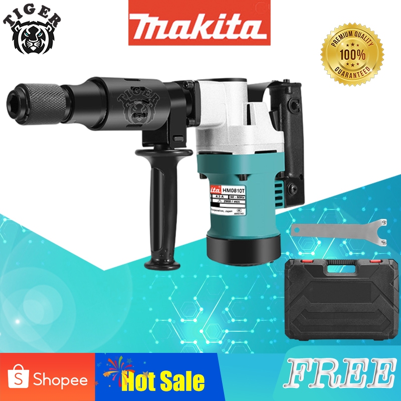 Makita HM0810 Demolition Hammer / Chipping Gun Heavy Duty Portable Jack ...