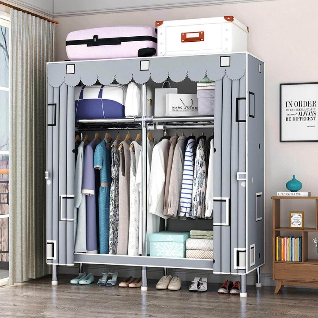 COD Local trade wardrobe clothes organizer Fashion multifunction Dust ...