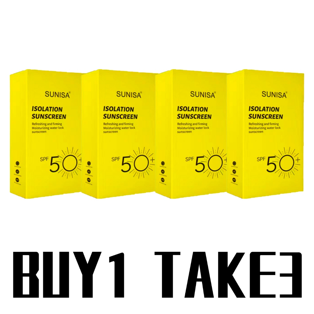 Buy 1 Take 3 SUNISA Isolation Sunscreen SPF50 Moisturizing Sun ...