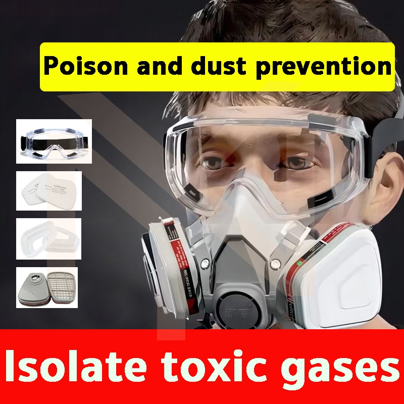 Mask 6200 7 in 1 Half Face Painting Spraying Respirator Gas Mask Suit ...