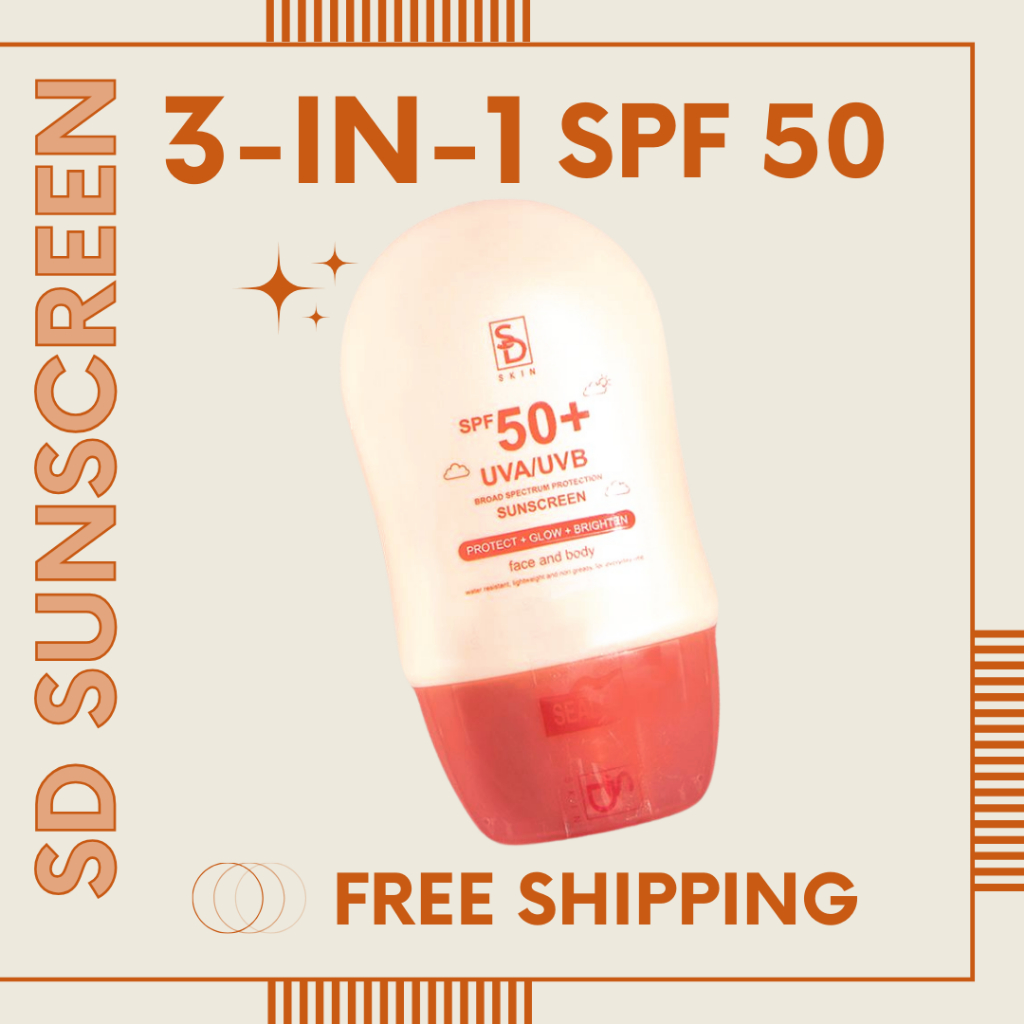 SD Skin Sugar Dolls Sunscreen 60ML SPF50 3-in-1 | Shopee Philippines