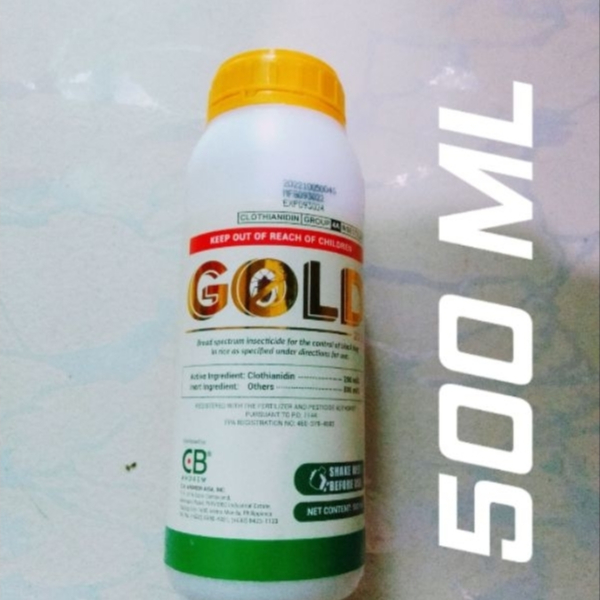 GOLD INSECTICIDE ACTIVE INGREDIENT CLOTHIANIDIN((500ML)BY CB.ANDREWS ...