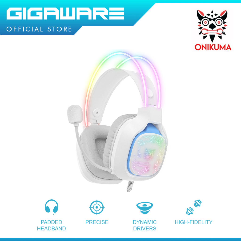 Onikuma X22 USB Wire Cool RGB Dynamic Light Wired Gaming Headset ...