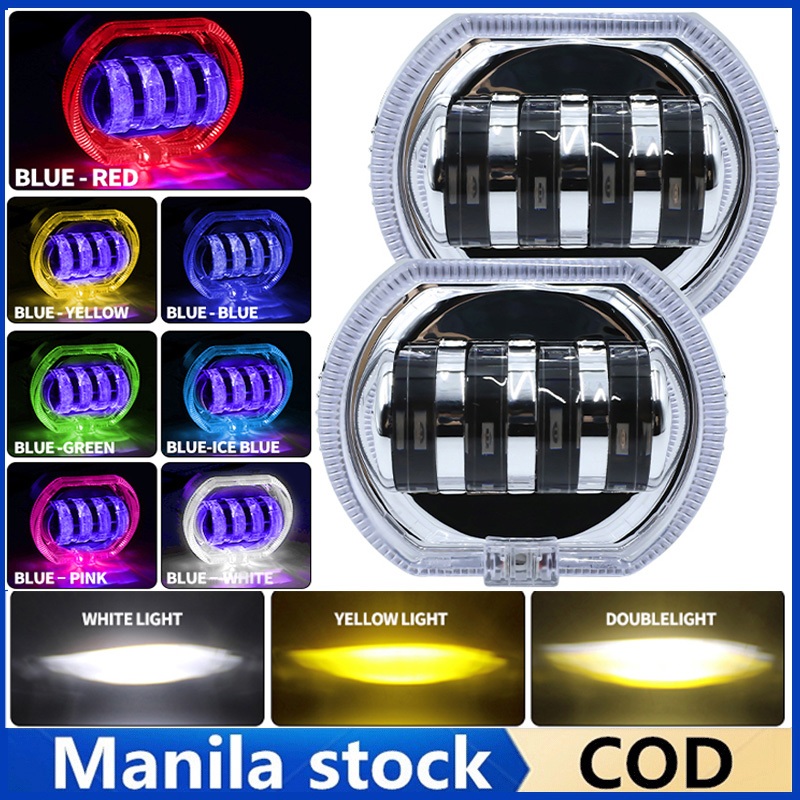 Universal Mini Driving Light Motorcycle Spot Light Auxiliary LED ...