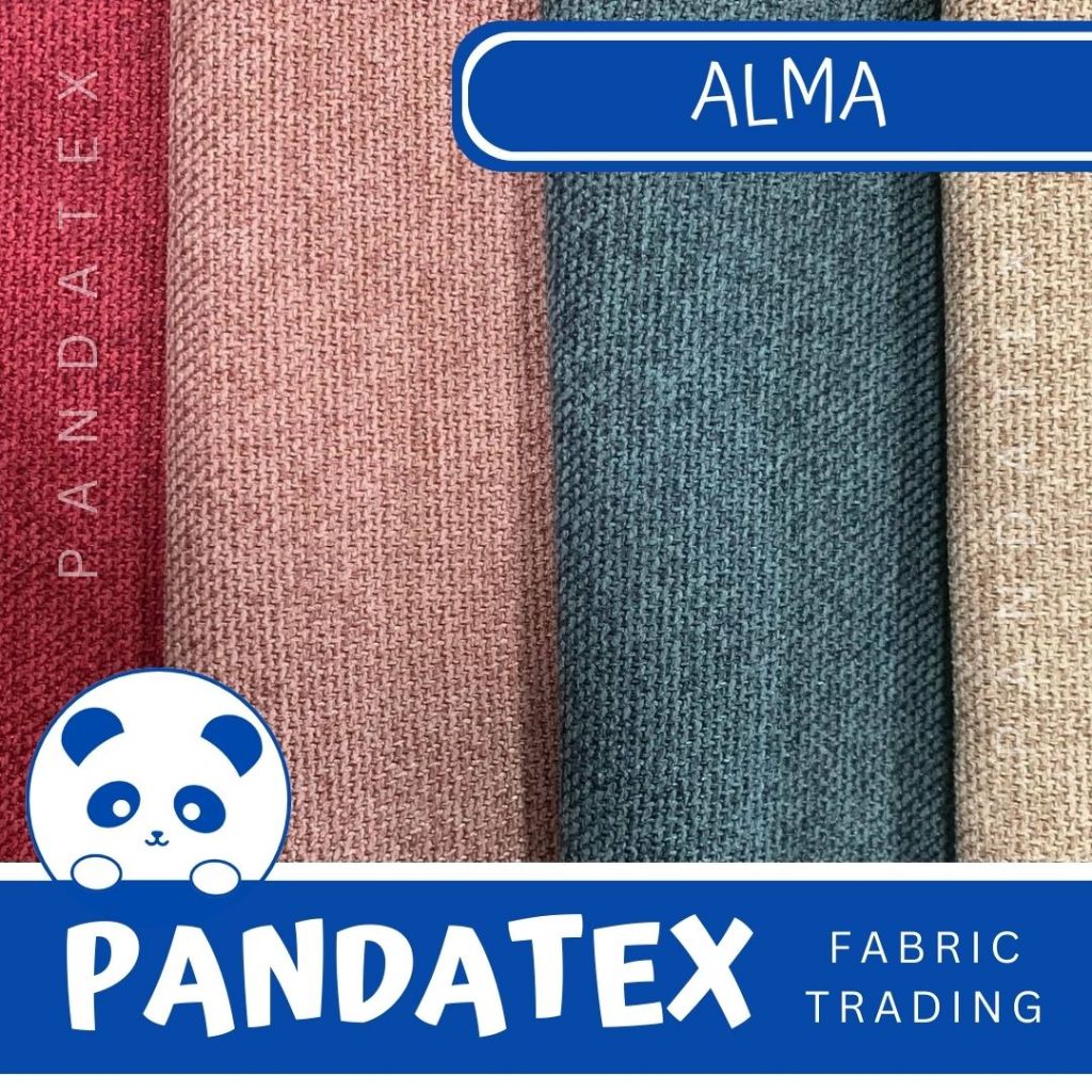 ALMA Plain Chenille Upholstery Fabric Material tela per yard for sofas ...