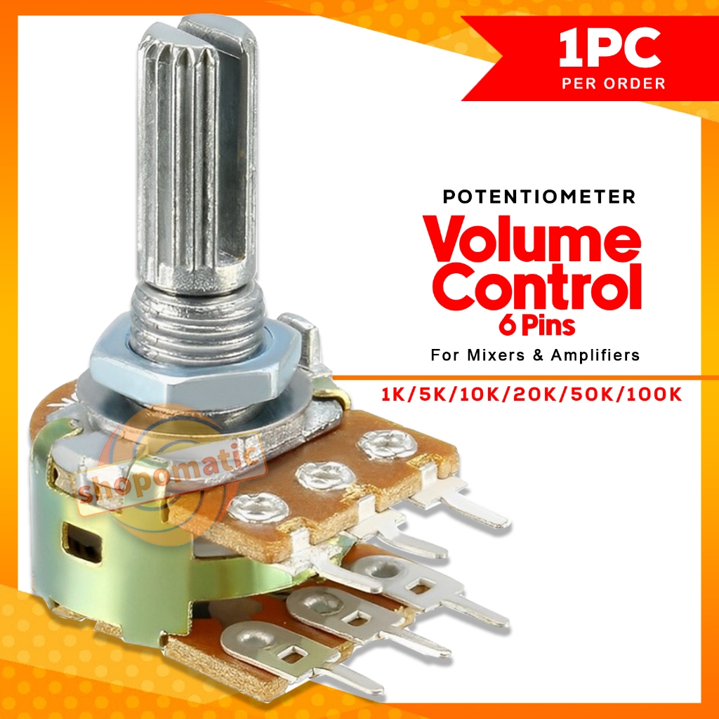Potentiometer 6legs Sakura Konzert Universal Volume Control 6 pin ...