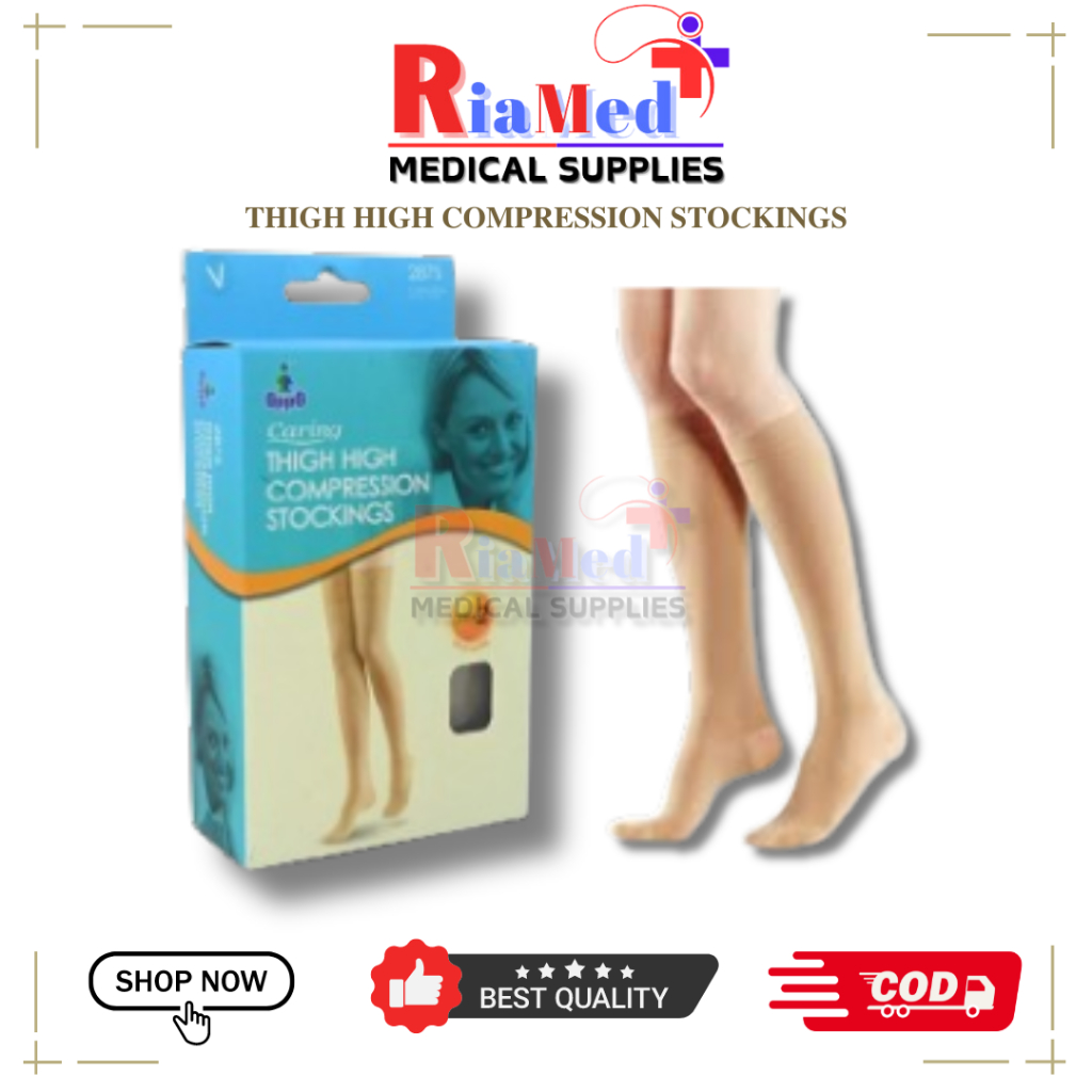 thigh high compression stockings | Shopee Philippines