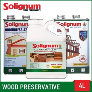 SOLIGNUM WOOD PRESERVATIVE FOR TERMITES CONTROL 1 GALLON CLEAR/ BROWN ...